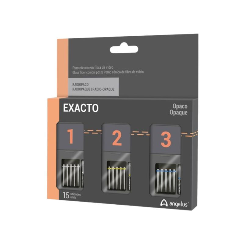 Pino Intra-Radicular Exacto - Angelus - Dental Med Sul