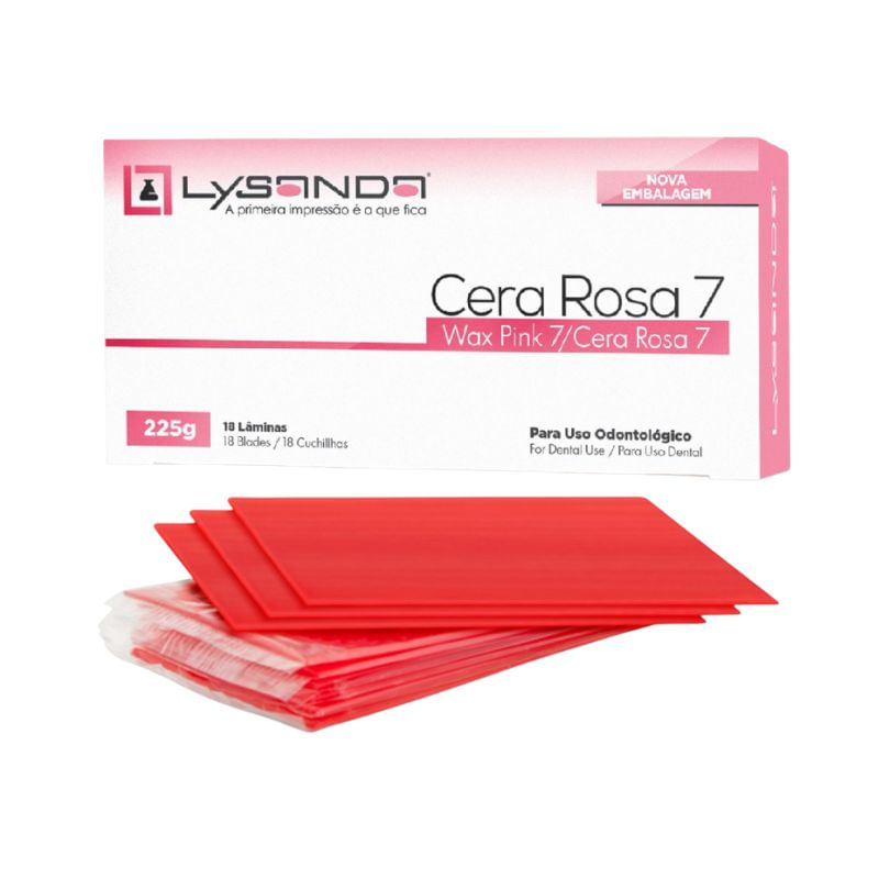 Cera 7 Rosa Lâmina - Lysanda - Dental Med Sul