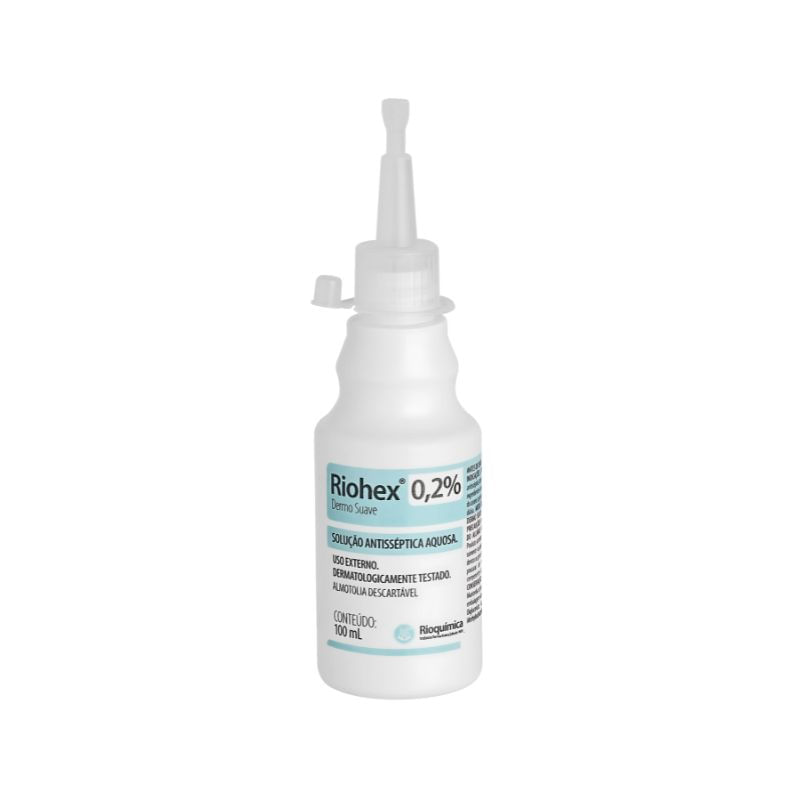 Solução Antisséptica Aquosa Riohex 0,2% - Rioquímica - Dental Med Sul