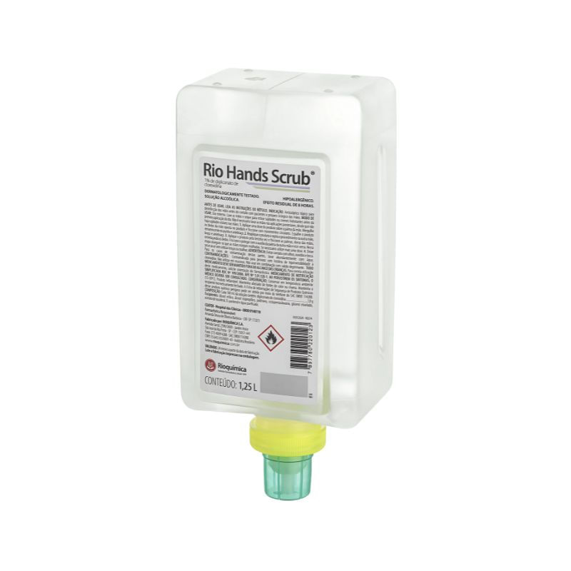 Solução Antisséptica Riohex 1% Refil - Rioquímica - Dental Med Sul