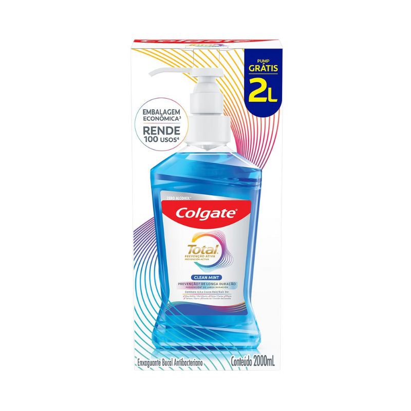 Enxaguante Bucal Clean Mint Total - Colgate - Dental Med Sul